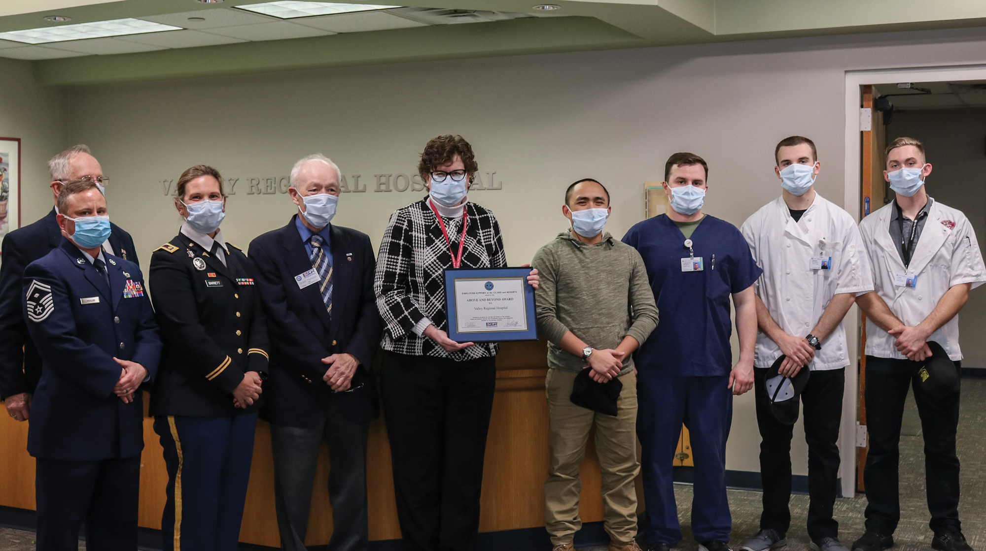 Rewards and Recognition from the Military | Valley Regional Hospital